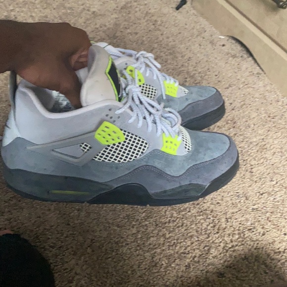 Jordan | Shoes | Se 95 Neon Jordan 4s | Poshmark